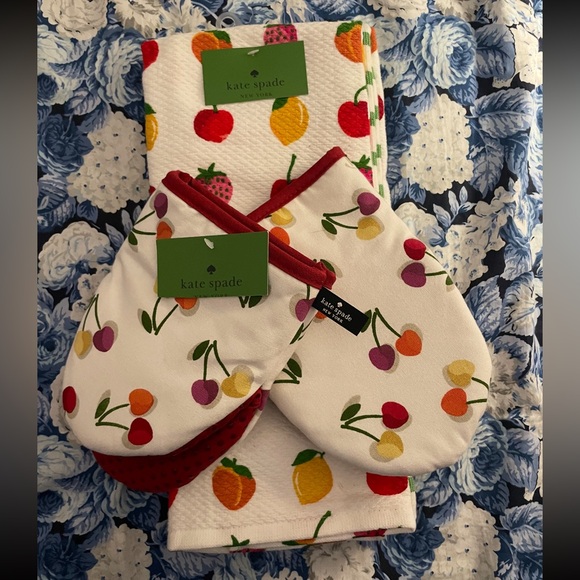 kate spade | Kitchen | Kate Spade Fruit Print Kitchen Set | Poshmark